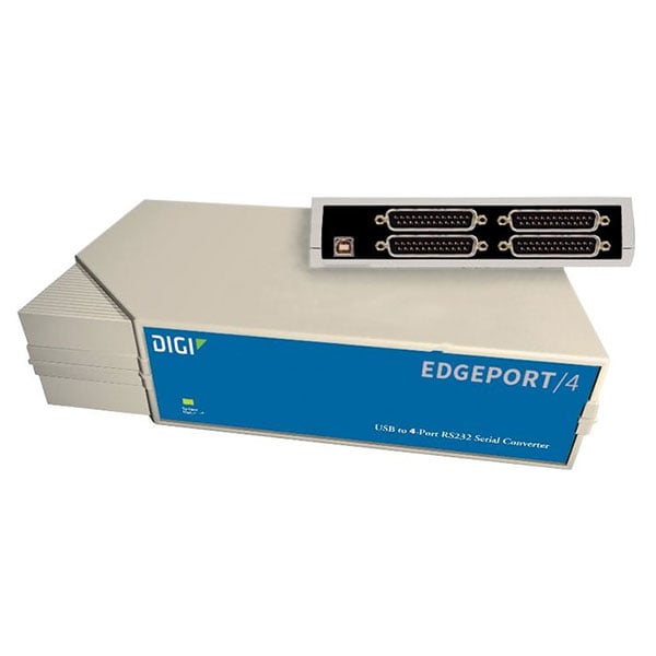 DIGI Edgeport Serial – 4 port DB-25 RS232 to USB Converter (includes 1 ...